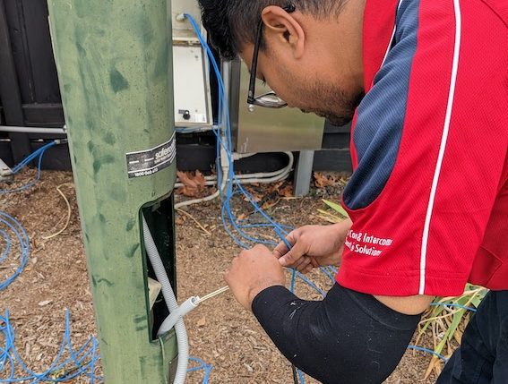 CCTV Installation on Light Pole for Retirement Village - Jim's Security